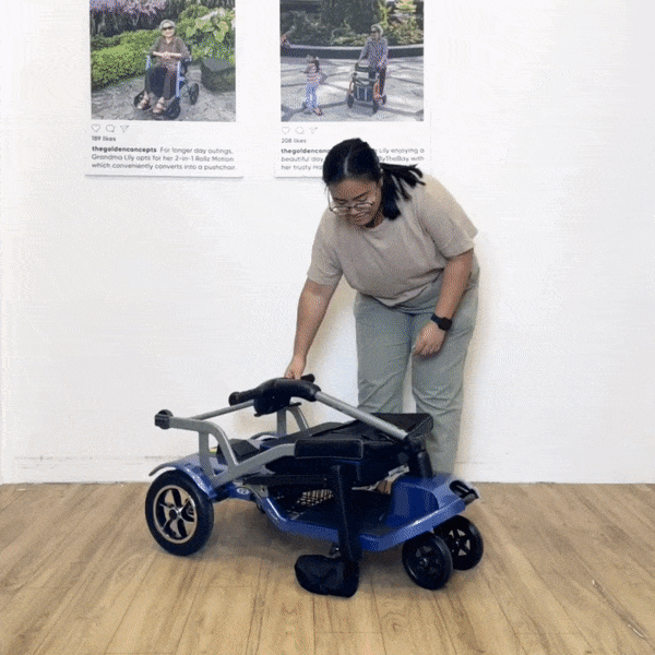 Mobility Scooter | Falcon F2 Folding Mobility Scooter - The Golden Concepts