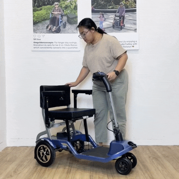 Mobility Scooter | Falcon F2 Folding Mobility Scooter - The Golden Concepts