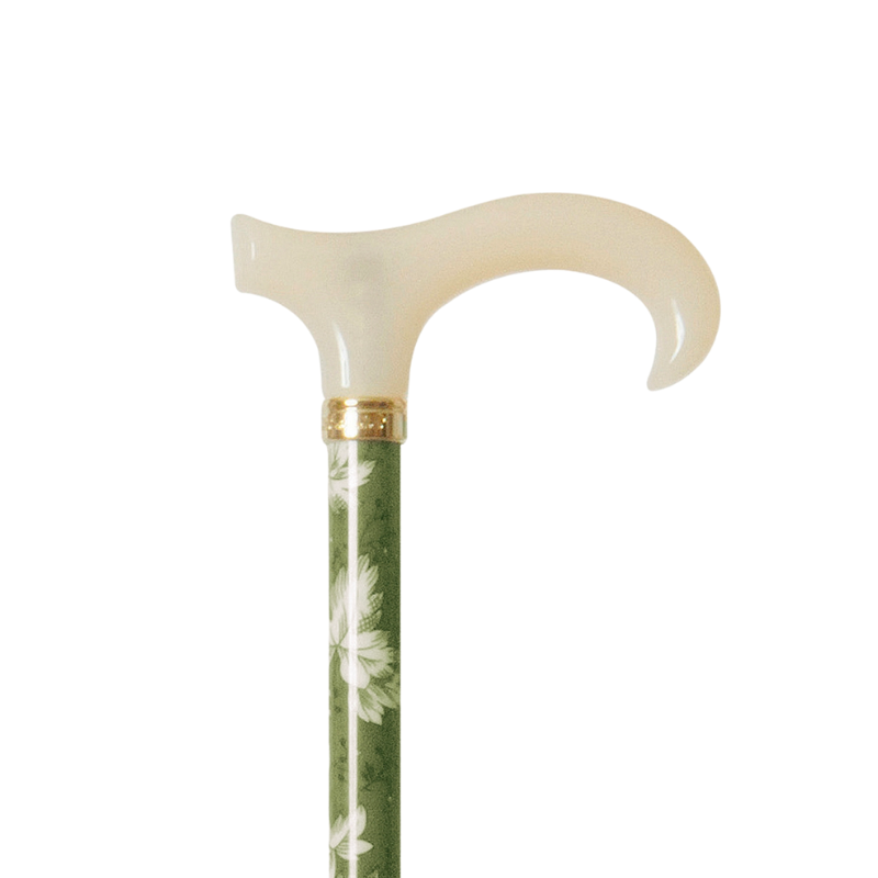 Sage Green Petite Adjustable Derby Cane