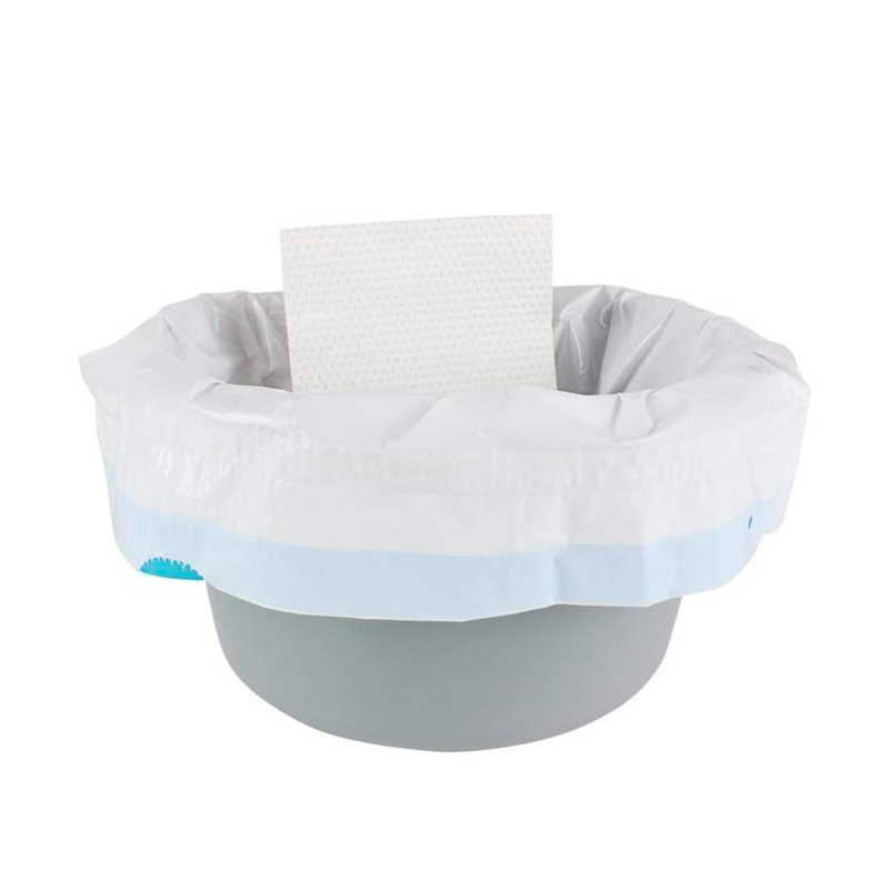 Commode Liners with Absorbent Pad | Hygienic, Disposable